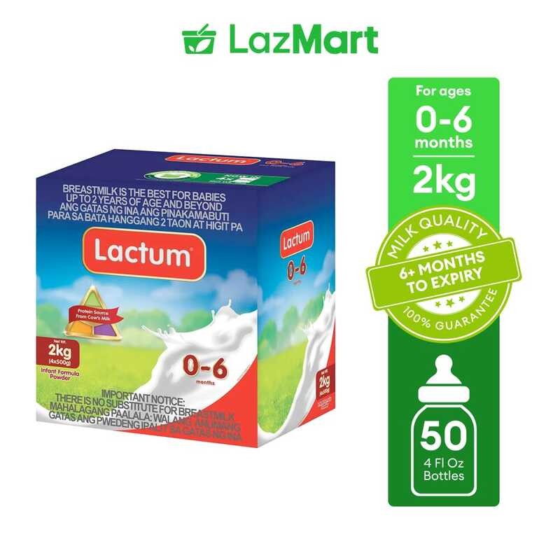 Lactum For 0-6 Months Old 2Kg Infant Formula Powder Dhbn | Shopee ...
