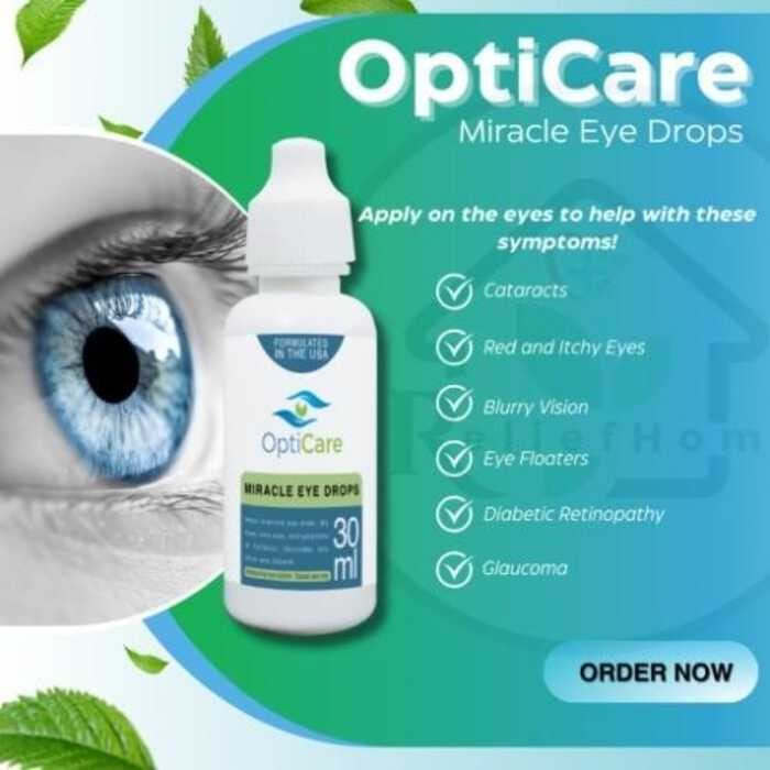 Opticare Miracle Eye Drops And Lutein 30Ml Original For Care Blurry ...