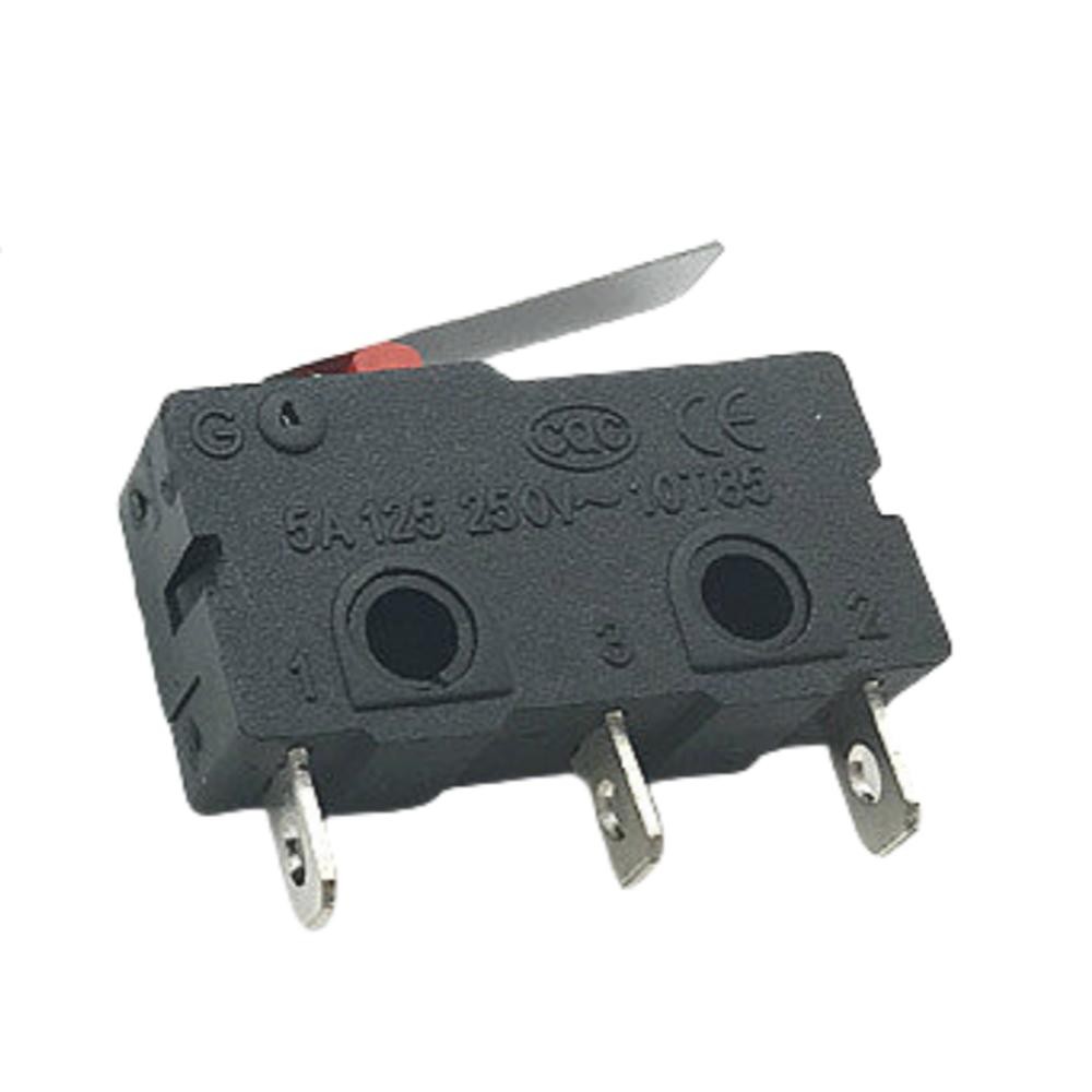 10Pcs Mini Micro Switch 3-Pin SPDT NO/NC 5A 125/250V~ 10T85μ Limit ...