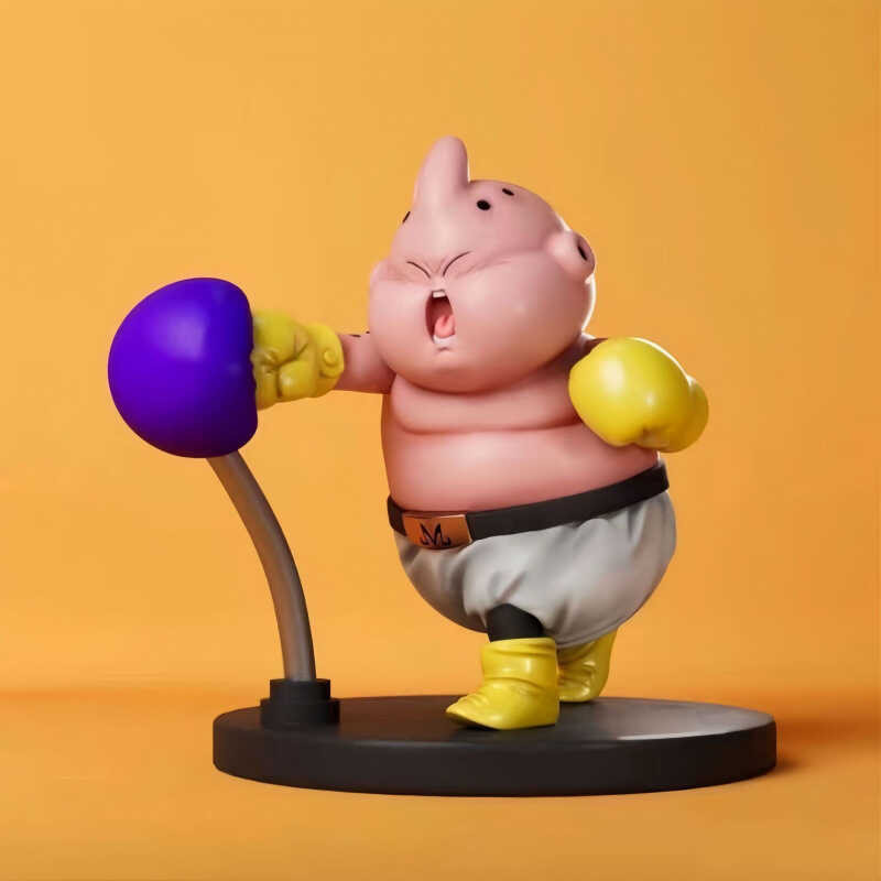 Figurine Dragon Ball Majin Buu Fitness Muscle Fat Buu Pull-Up Bar ...