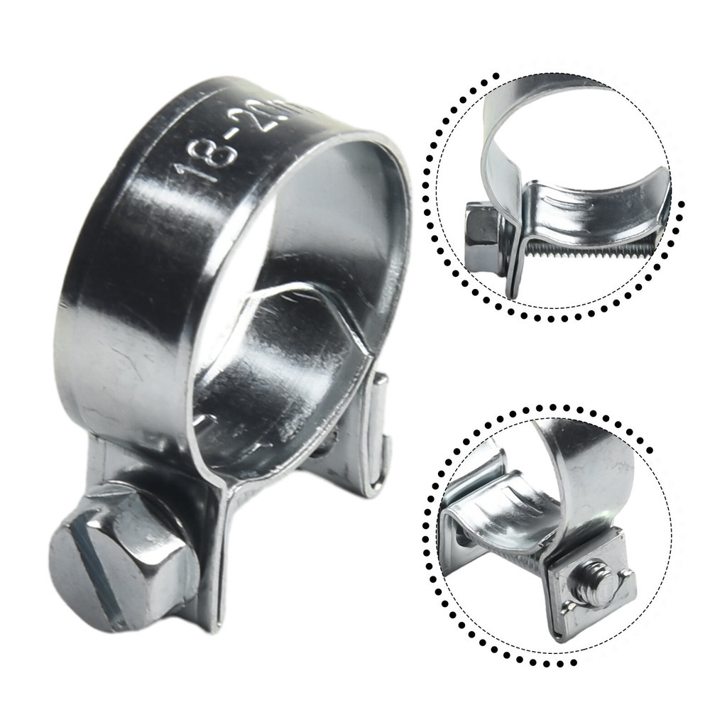 10PCS Hose Clips Fuel Line Jubilee Clamp Diesel Petrol Pipe Coolant ...