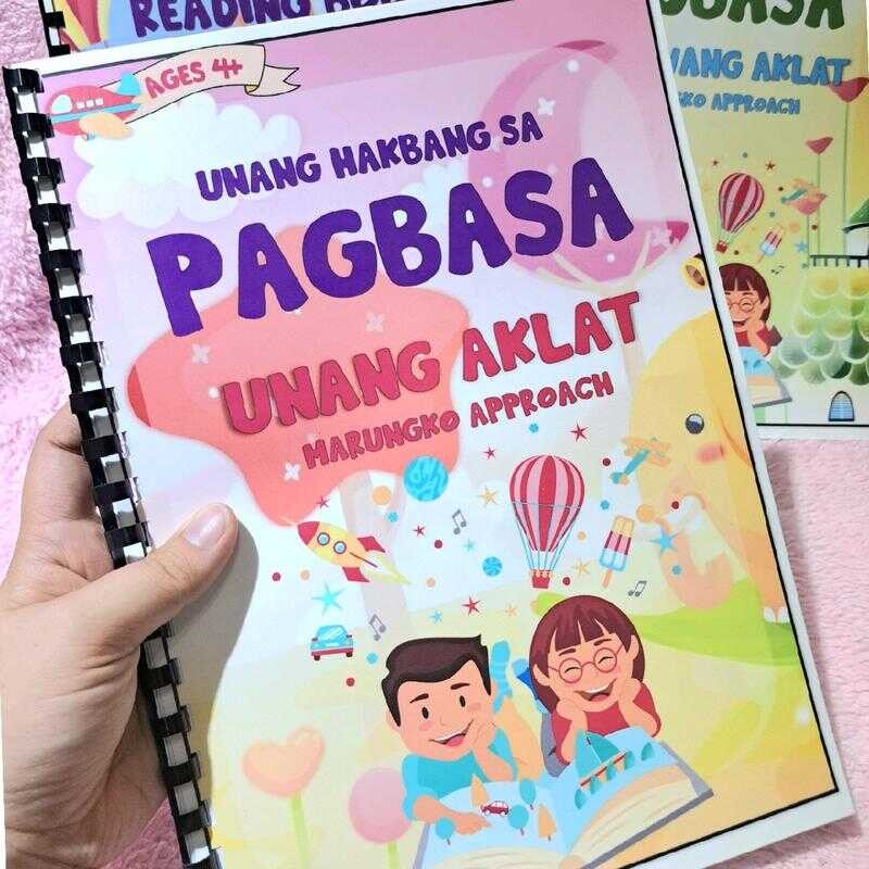 Unang Hakbang Sa Pagbasa/ Reading For Beginners Ringbind Workbook A4 ...