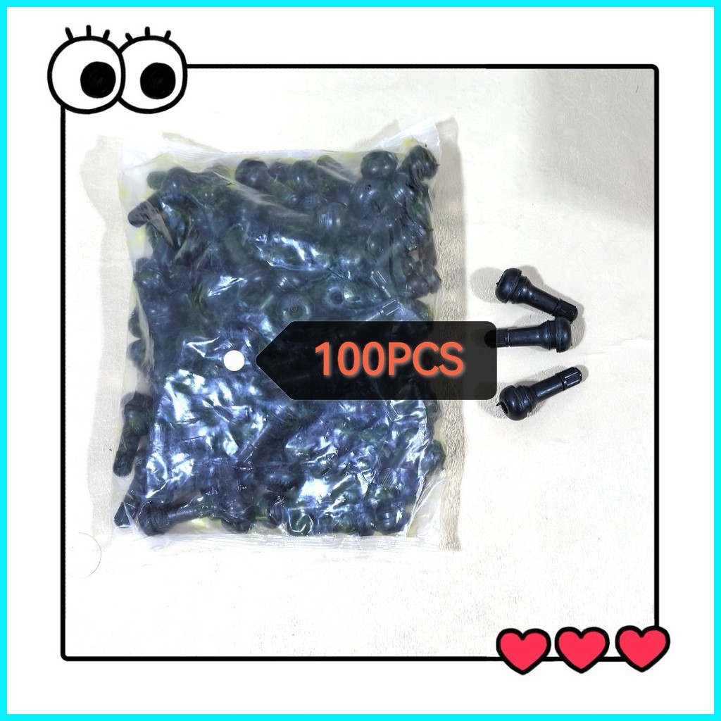 MOTORCYCLE TIRE VALVE PITO UNIVERSAL 100PCS | Shopee Philippines