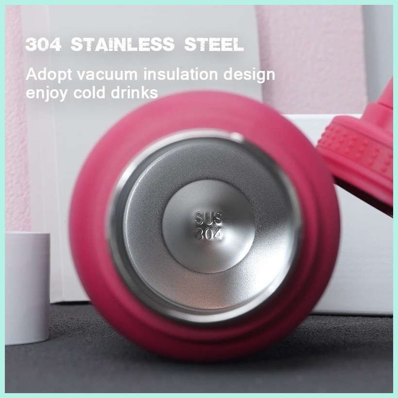 CIVAGO 22oz Red purple Wide Mouth with Spout Lid Vacuum Insulated ...