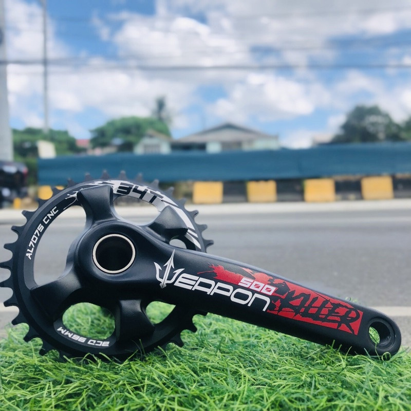 Bike Smart | WEAPON HOLLOWTECH 1X CRANK WITH BB (STORM, FEVER, HAMMER, KILLER) | Shopee Philippines