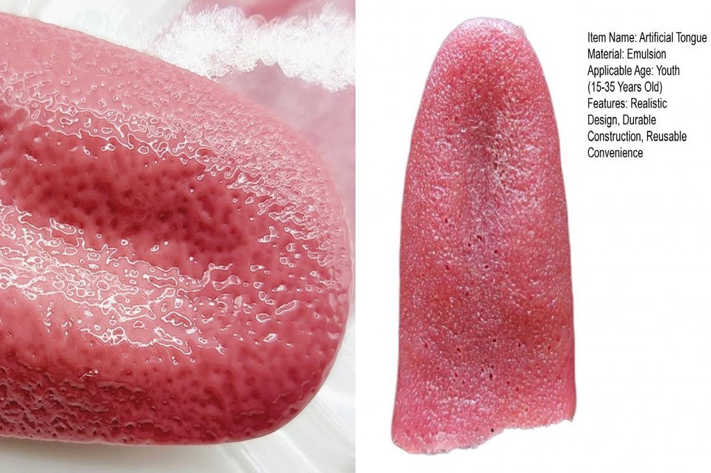 Novelty Prank Fake Tongue Magic Show Prop Fake Tongue Realistic Fake ...