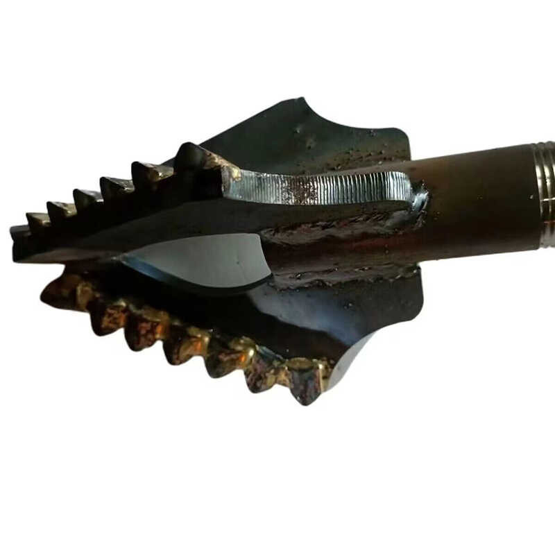 Pipe Bits Small Rig Three Wings Water Well Drilg Suitable For Soil Sand ...