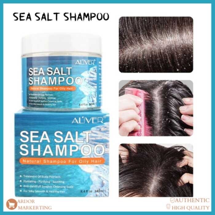 Sea Salt Anti Dandruff Hair Treatment Para sa Scalp Itching Psoriasis ...