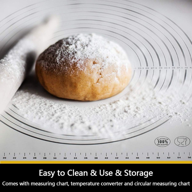 ZXYOUPING Non Stick Silicone Baking Mat Kneading Dough Mat Baking Pad ...