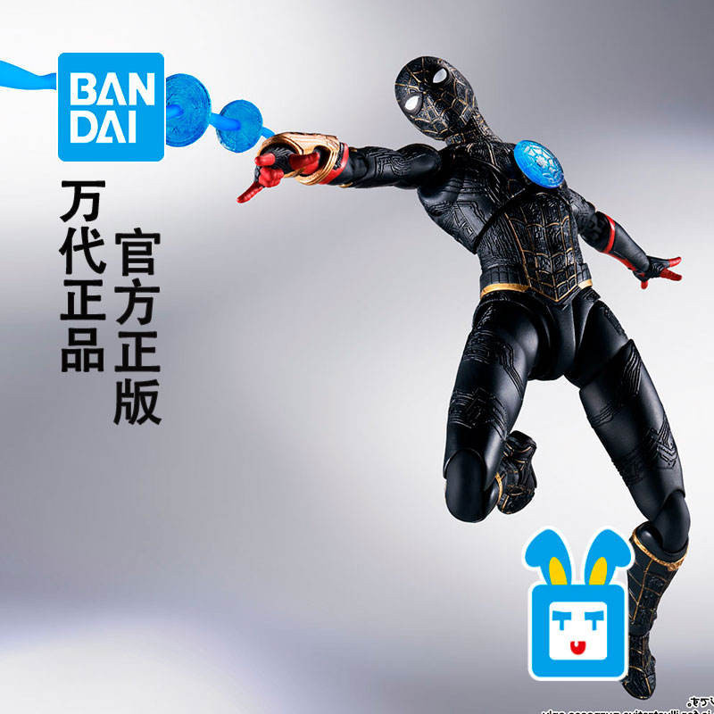 [Ready Stock] Bandai SHF Spider-Man Black Gold Magic Suit Heroes Of No ...
