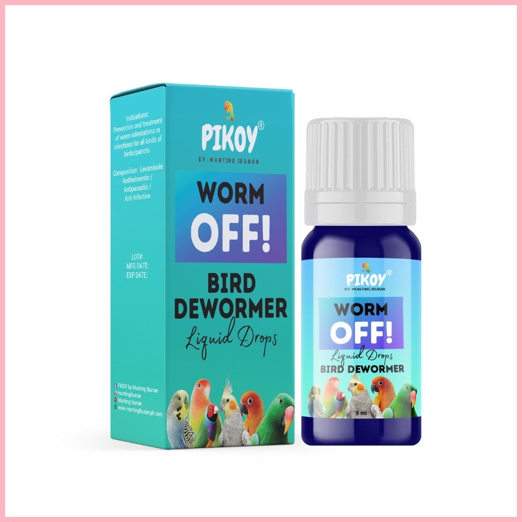 ∈ ♕ ♞WORM OFF Bird Dewormer Liquid Drops, For All Kinds Of Birds ...