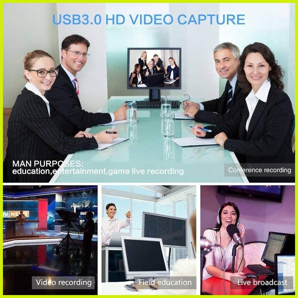 Video Capture Card HDMI to USB 3.0 1080P Video Graphics Convertor for ...