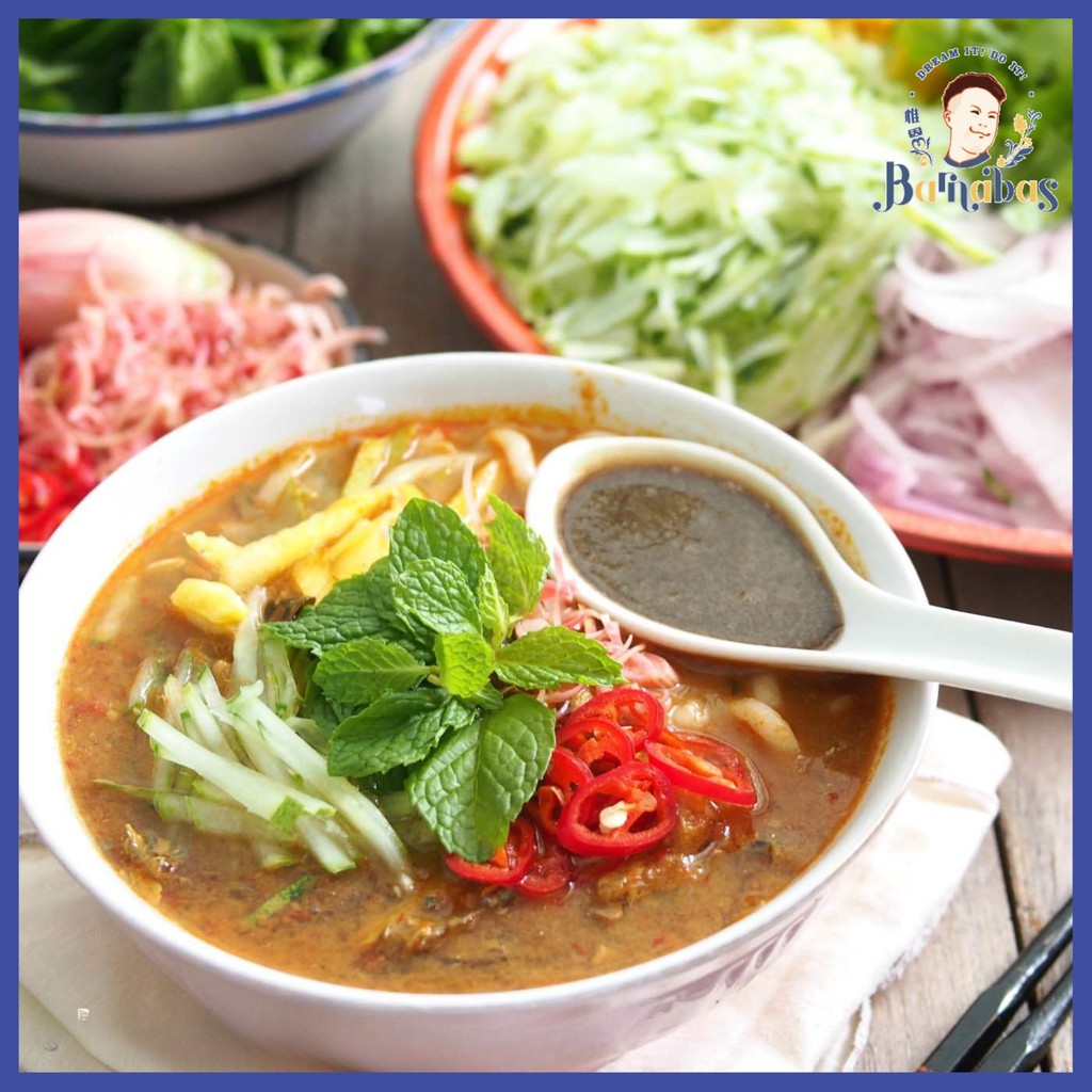 Organic Home Asam Laksa Recipe & Ingredients Asam Laksa-Exclusive Asam ...