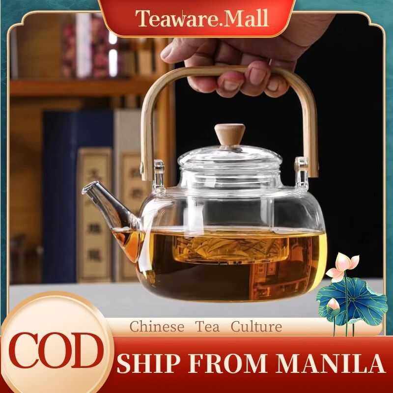 Glass Lifting Beam Teapot, Electric Pottery Furnace, Heating And Steaming Tea Pot Set, Hea ...