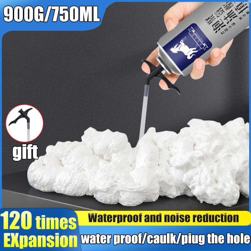 750ML 900g Polyurethane PU Spray Sealant 120 beses Expanding Foam Filg Wall Gaps & crac | Shopee ...