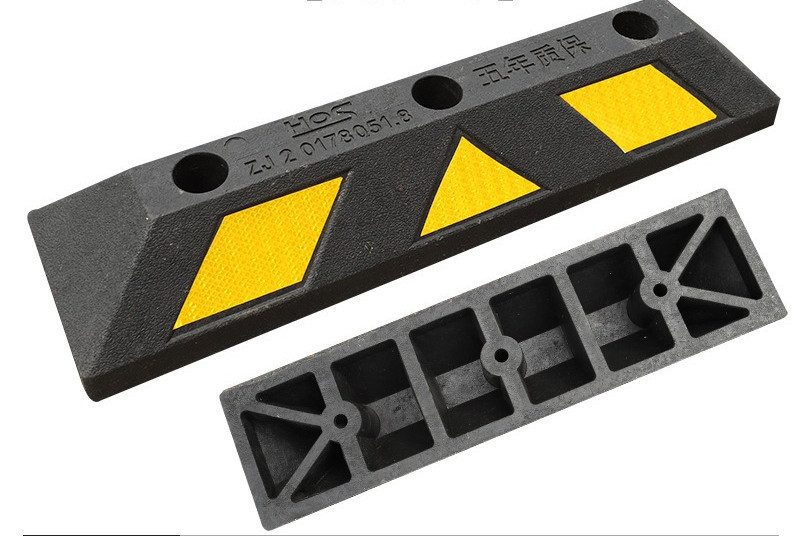 Rubber Parking Stoppers - A Pair of Versatile Car Stops for Positioning ...