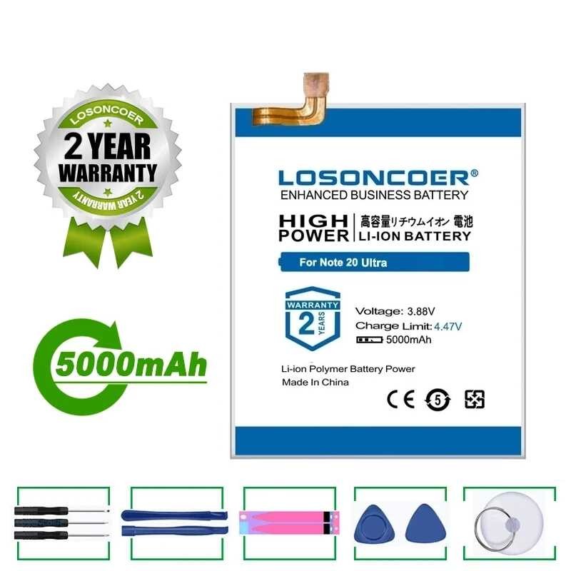 5000mAh NOTE Mobile Phone Battery For Samsung Note 20 Note20 Ultra EB ...