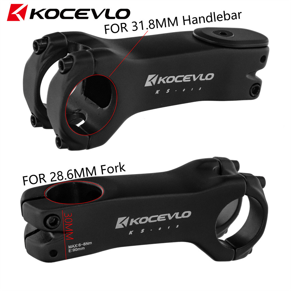 Kocevlo internal cable Bicycle Stem 28.6-31.8mm Bike Aluminum Stem with ...