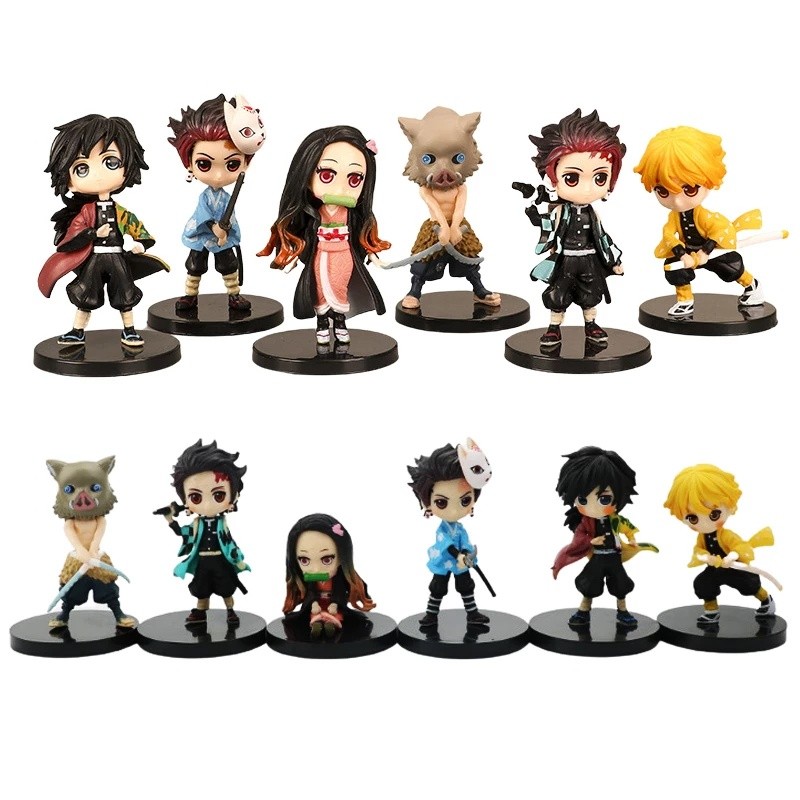 Yaba model Demon destroyer Demon destroyer complete set of 6 ...