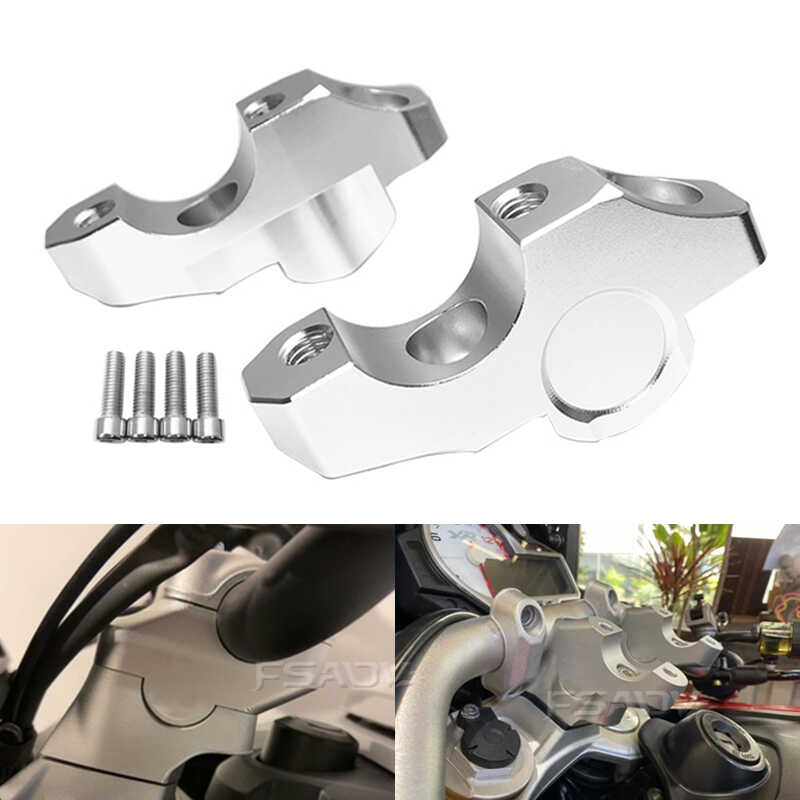 Motorcycle 28mm Handle Bar Clamp Raised Extend Handlebar Mount Riser For S1000R M1000R S M 1000 ...