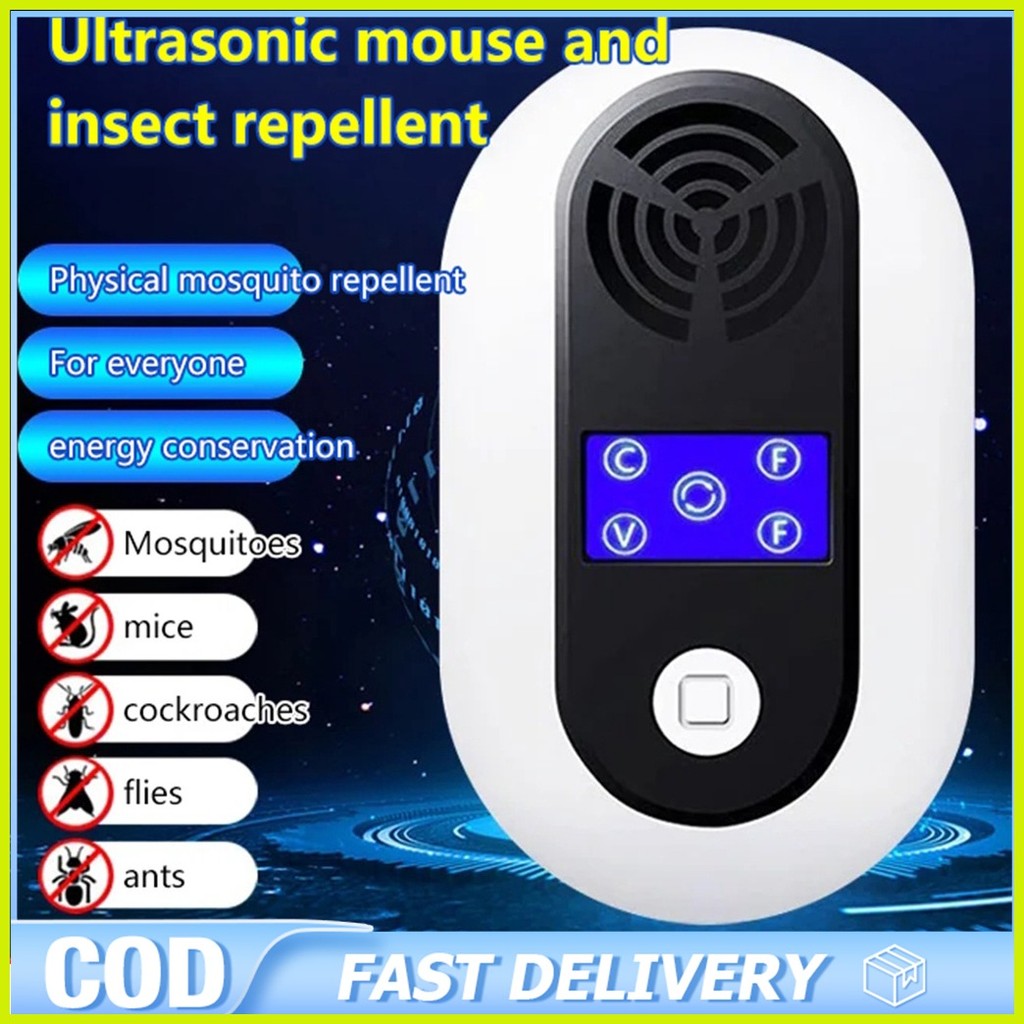 10years without mice！Ultrasonic Pest Repeller Sound waves to repel mice ...