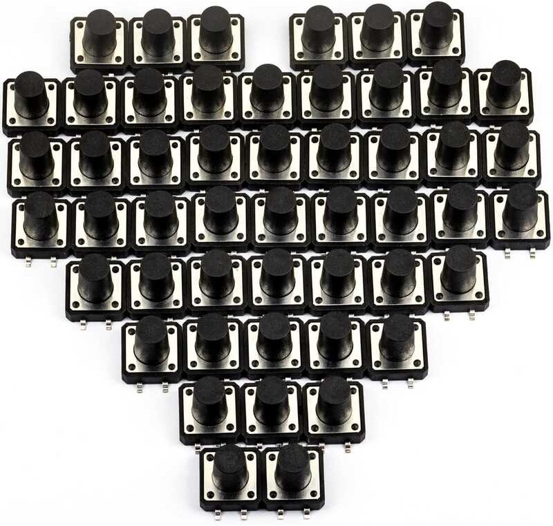 SMD Push Button 4PIN ON\/Off Horizontal Tactile Mini Micro Momentary ...