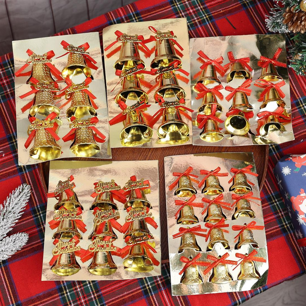 Christmas Bells Xmas Tree Hanging Ornaments - Household Decorative Bell ...