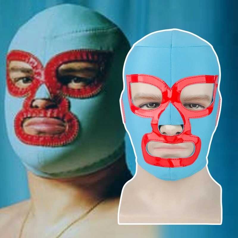 Libre Ignacio Nacho Halloween Clown Mask Funny Mexican Wrestg Cosplay ...