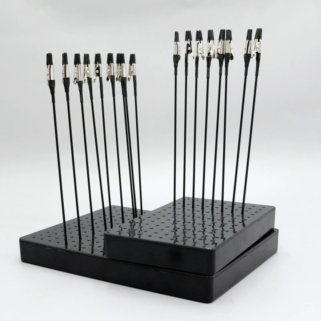 Model Painting Stand Base Holder 10Pcs Metal Alligator Clip Stick ...