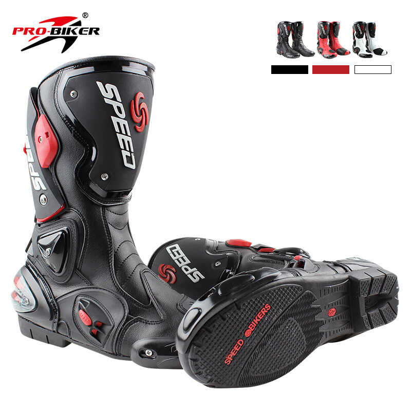 Mainit na mga hit PRO-BIKER Speed Motorcycle Racing Competition Shoes ...