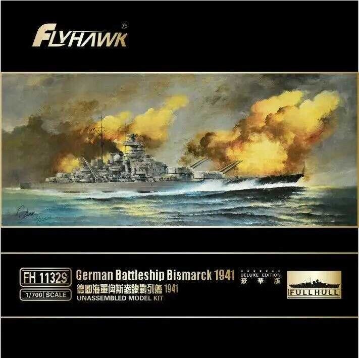 Flyhawk Fh1132s 1/700 Scale German Battleship Bismarck 1941 [Dee ...