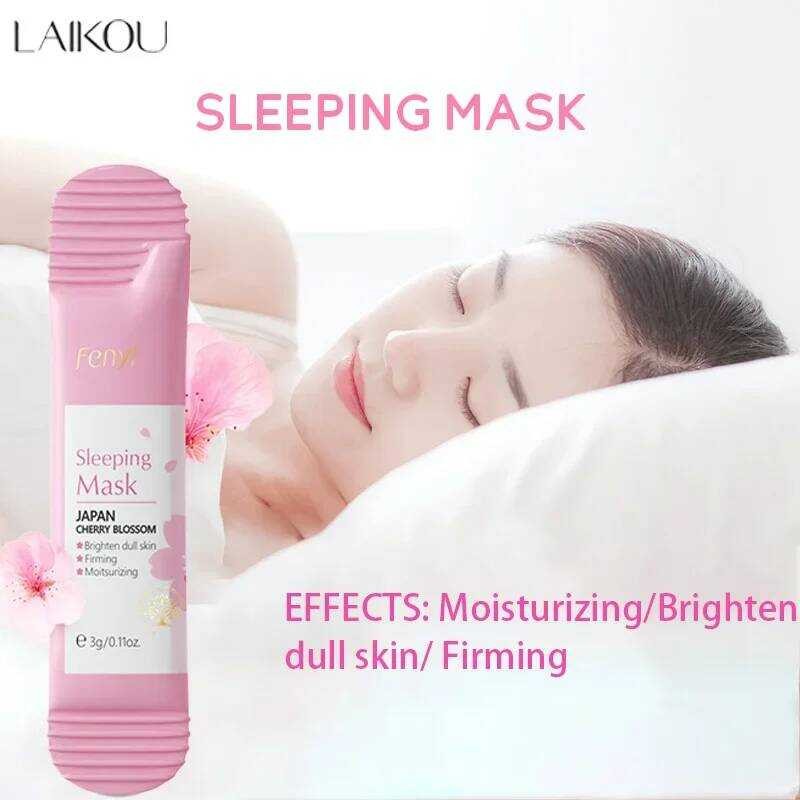 Sakura Moisturizing Facial Hydrating Sleeping Sheet Masks Repairing ...