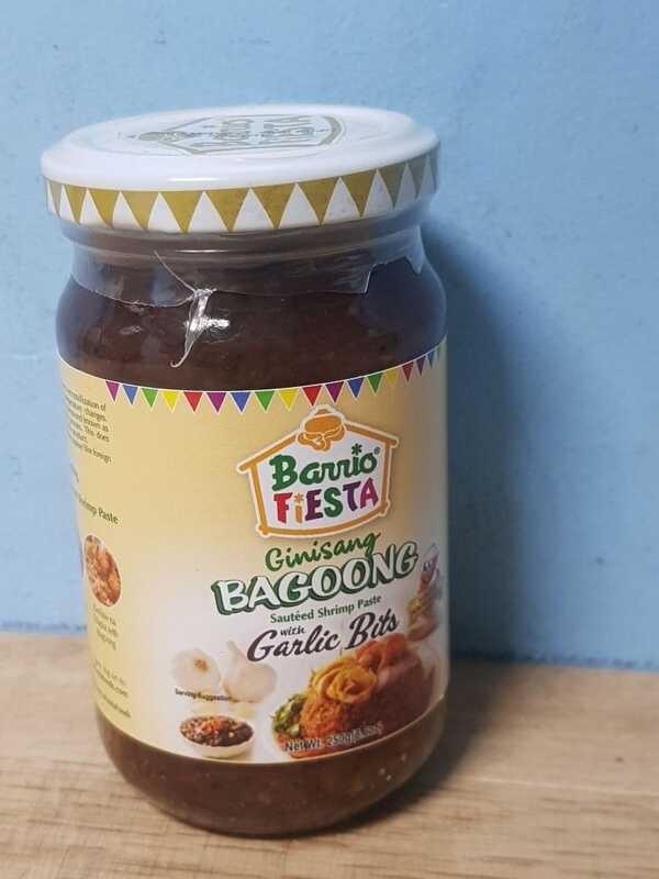 Barrio Fiesta BAGOONG Sauteed SHRIMP Paste With GARLIC BITS (Pack Of 1 ...