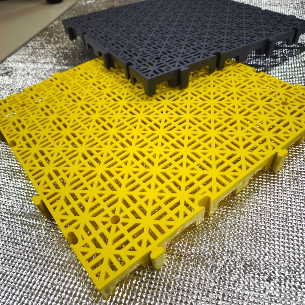 Anti-Slip Mat PVC Plastic Floor Fast Drainage No Water Accumulation ...