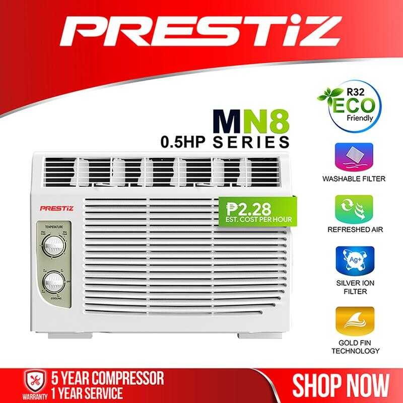 PRESTIZ 0.5Hp Inverter Grade Window Type Air Conditioner R32 ...