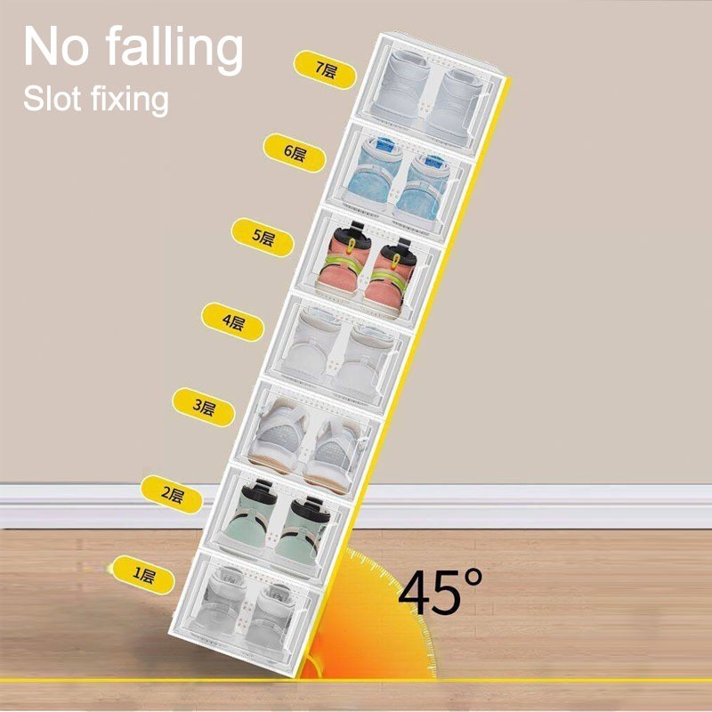 Dora Multi PCS Shoe Box Shoe Storage Box Stackable Magnetic Shoe Box ...
