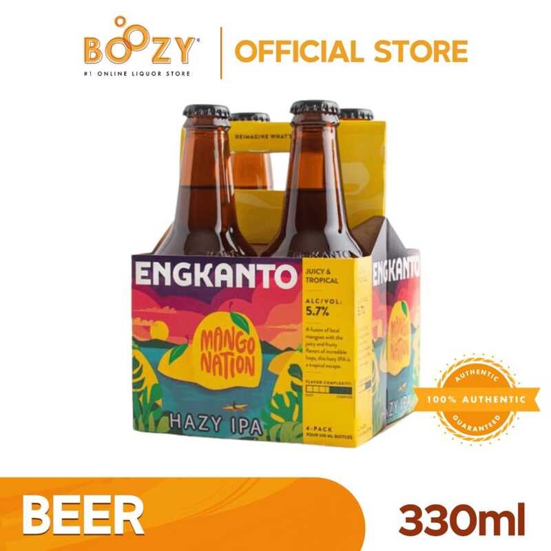 Engkanto Mango Nation - Hazy IPA 330Ml Bottle 4-Pack 49A | Shopee ...