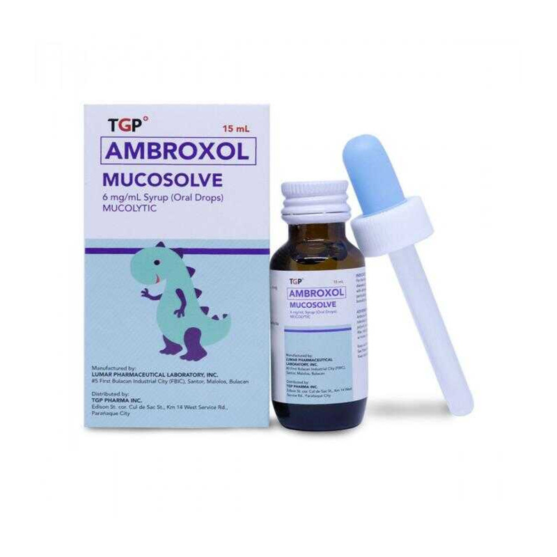MUCOSOLVE Ambroxol 6Mg/Ml 15Ml Syrup (Oral Drops) 91 | Shopee Philippines