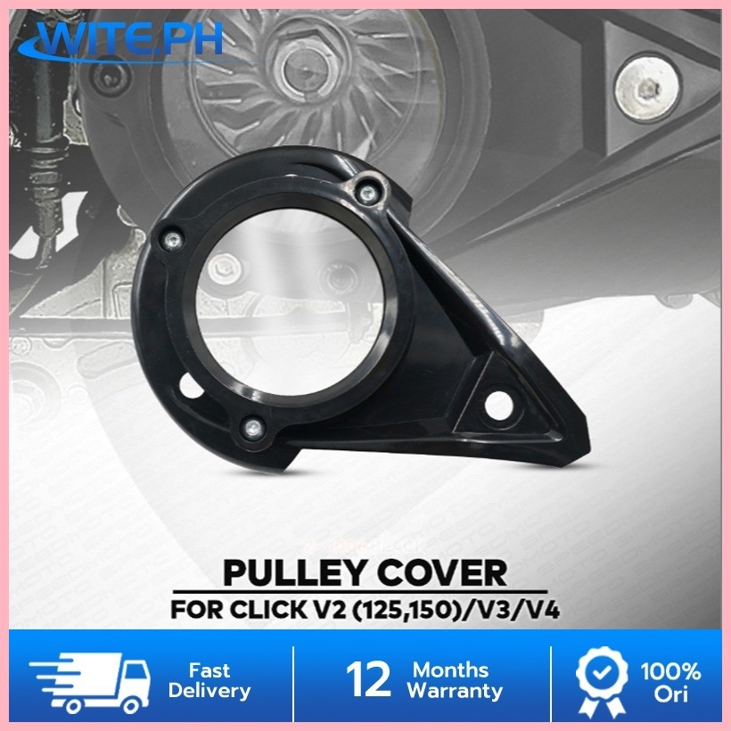 CLICK V2 / CLICK V3 / CLICK V4 PULLEY COVER WITH TRANSPARENT SCREEN FOR ...
