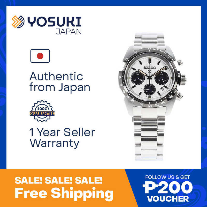 SEIKO PROSPEX Sbdl085 SPEED TIMER Solar Chronograph Panda Wrist Watch For Men From YOSUKI JAPA ...