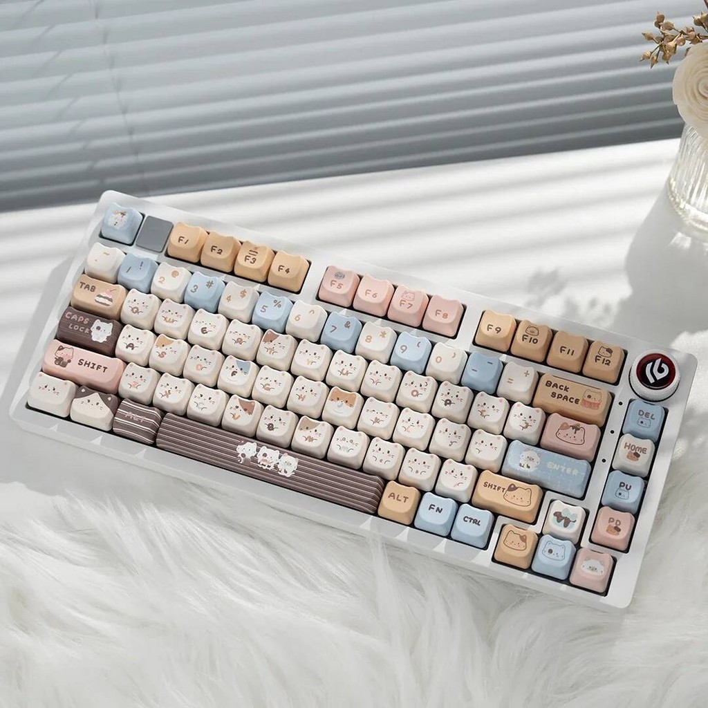 HI75 LEOBOG Mechanical Aluminium Alloy Wired Custom HIFI Sound Hot Swap ...