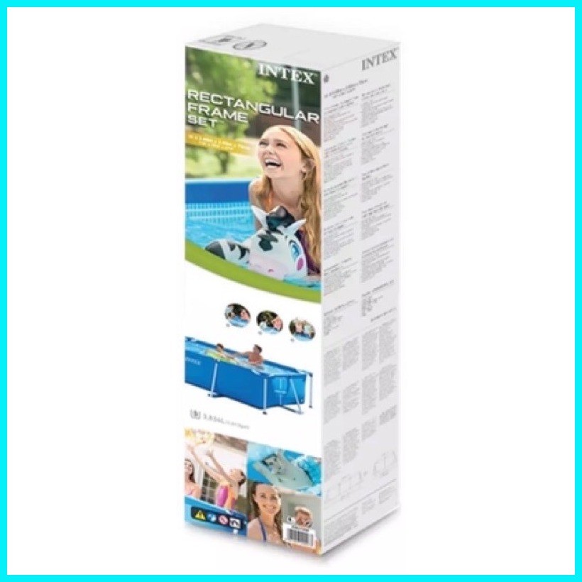 INTEX family rectangular frame set pool | Shopee Philippines