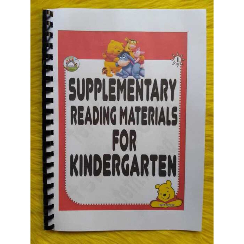 SUPPLEMENTARY READING MATERIALS FOR KINDERGARTEN BOOK (A4 SIZE Book ...