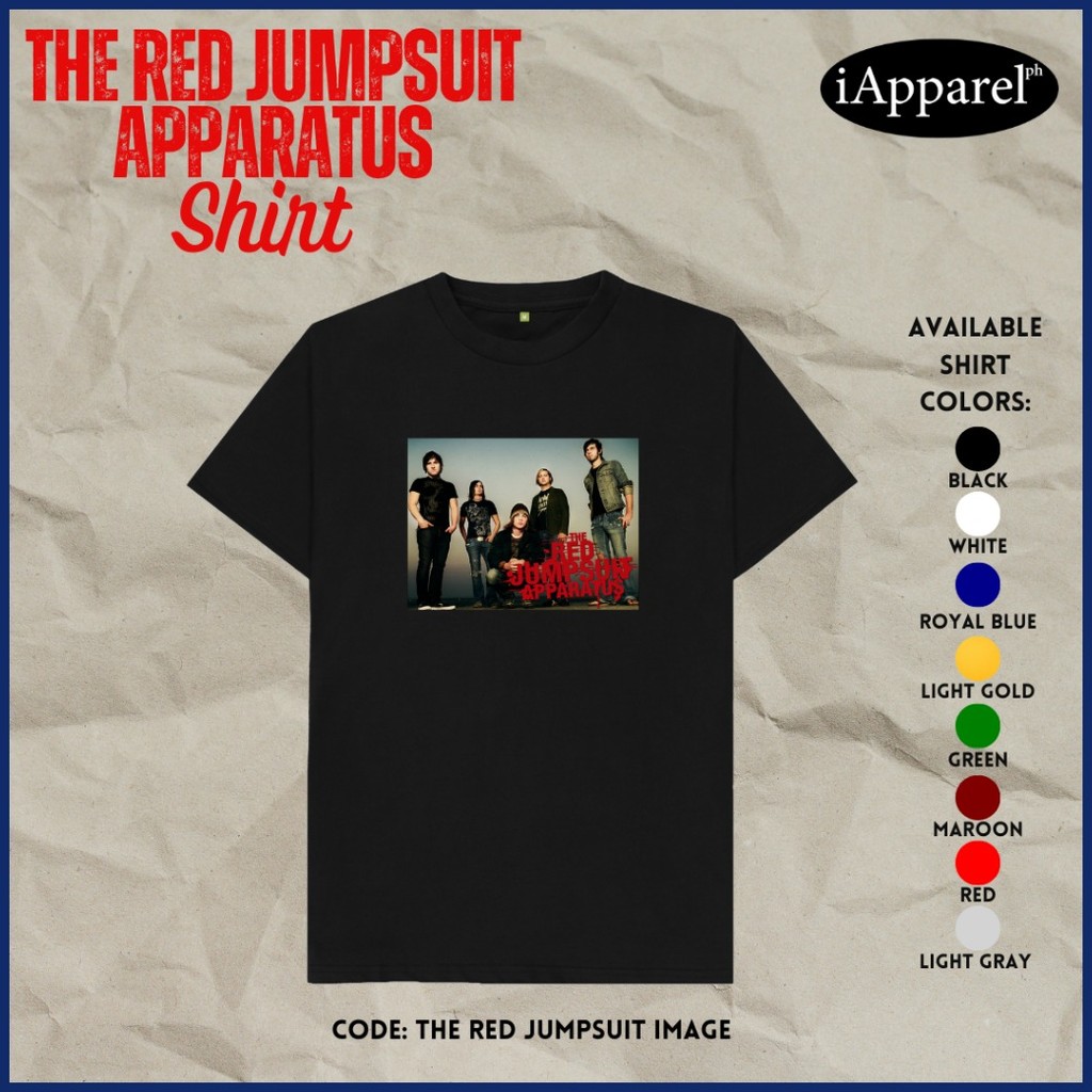 ¤ ⇩ THE RED JUMPSUIT APPARATUS BAND T-SHIRT UNISEX COTTON - iapparelph ...