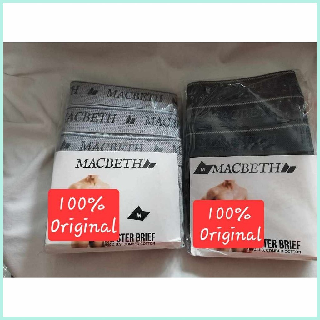 Macbeth Hipster Brief Gray | Shopee Philippines