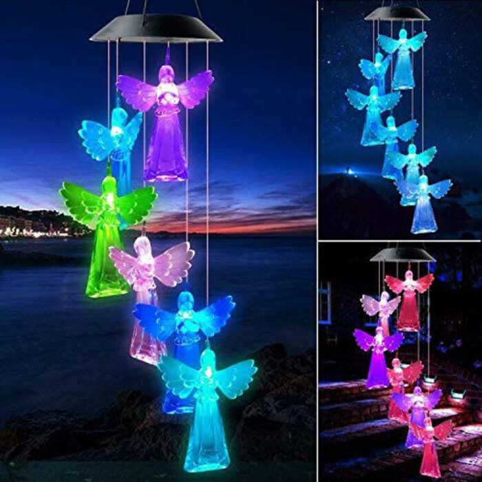 6 Kinds Of Solar Portable Waterproof Decorative Romantic Bell / Spiral ...