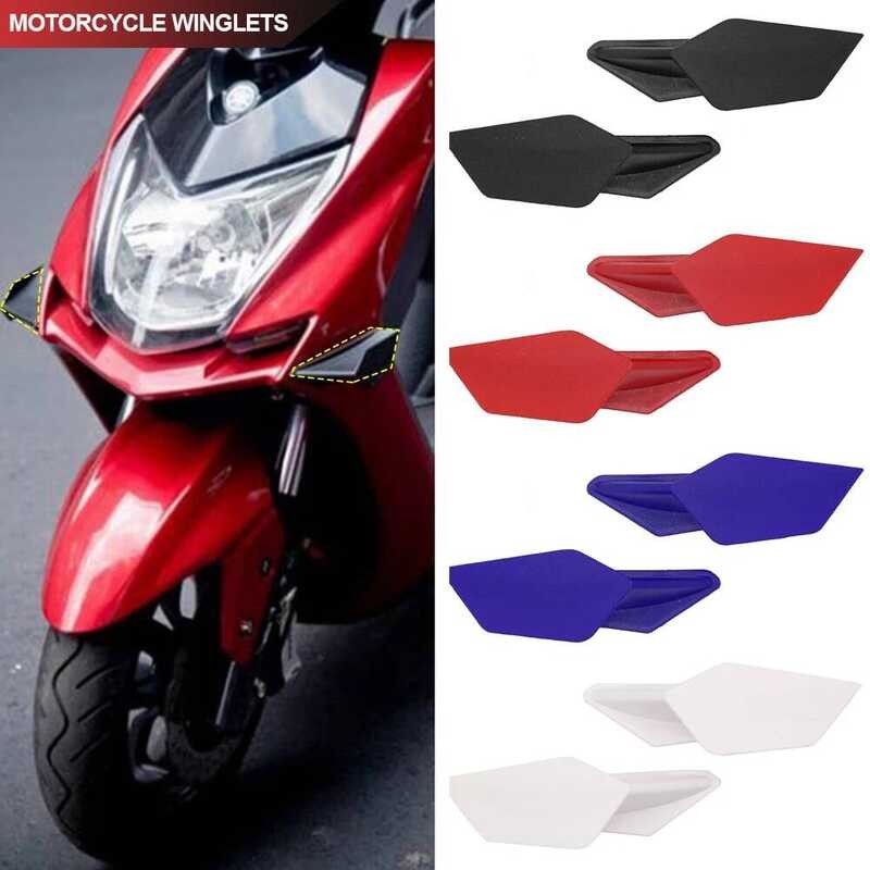 2Pcs Motorcycle GP Winglets Kits Aerodynamic Side Wing Spoiler ...