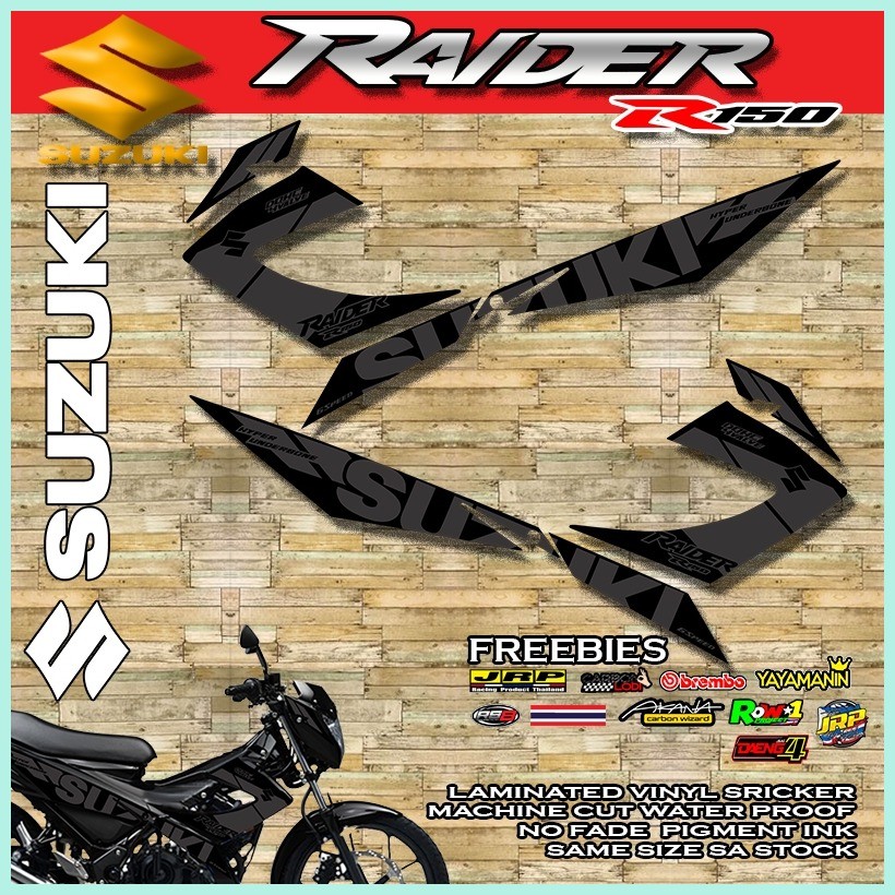 RAIDER 150 CARB REBORN Decals Sticker With Freebies Fi Inspire | Shopee ...