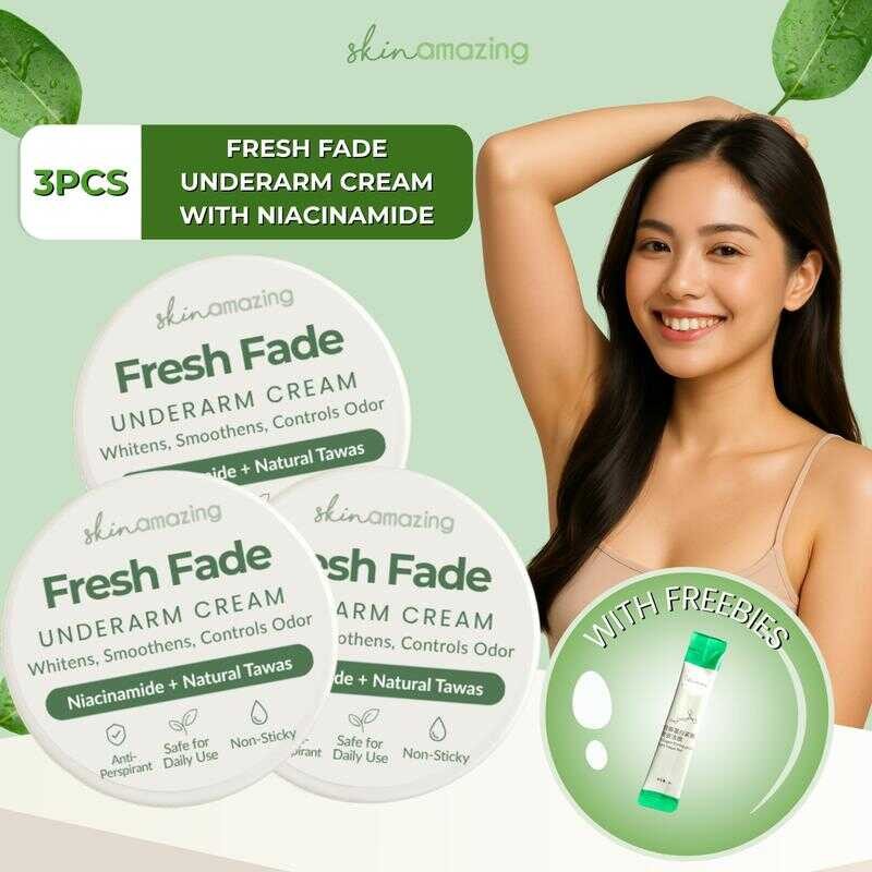 5B6 BUY 2 TAKE 1 SKIN AMAZING FRESH FADE Underarm Tawas Calamansi Cream Moisturizer Smooth Skin ...