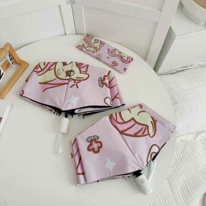 Little Pony My Kawaii Anime Summer Fluttershy Automatic Folding Cute ...